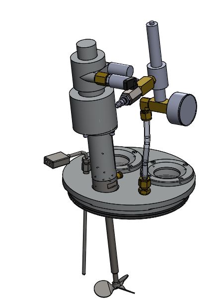 RE-36860: 5,500cc Degas End Plug Assembly – Radius Engineering, Inc.